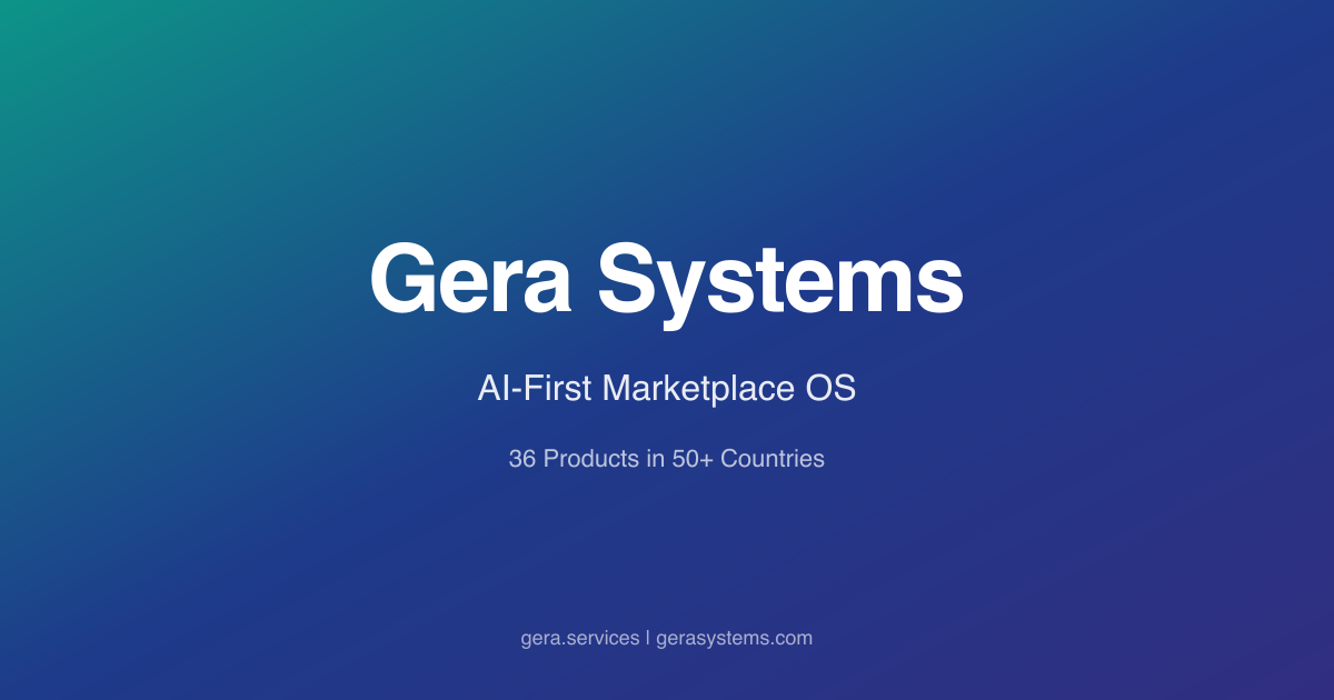 Gera Systems — Book a doctor. Hire a cleaner. Apply to a job. 37 ...